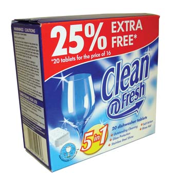 Machine Dishwashing Tablets - 10 per box - Classic Environmental Solutions