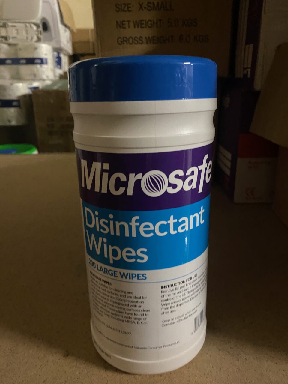 MICROSAFE DISINFECTANT WIPES (Tub of 200 wipes) HALF PRICE ...